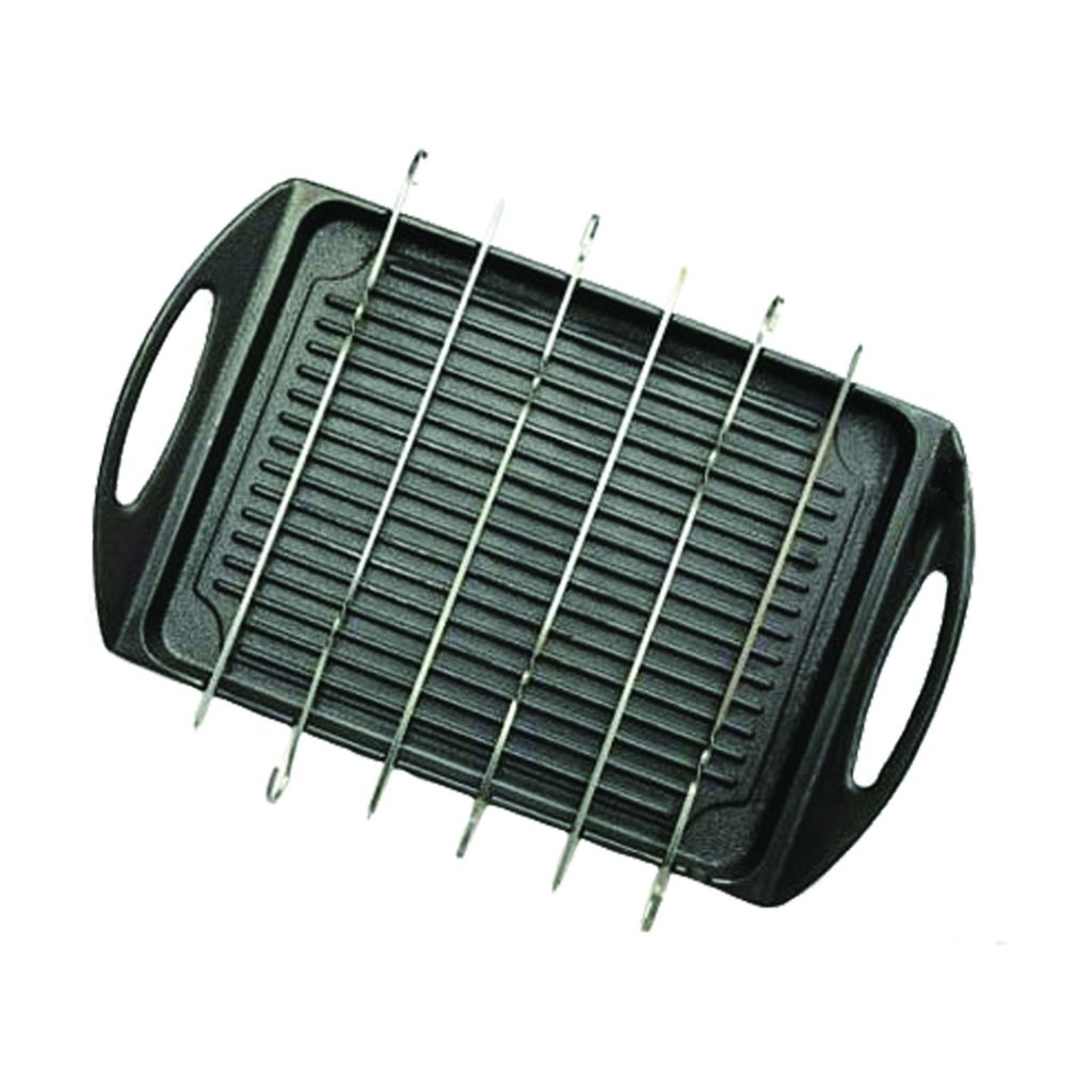 Rectangle Grill Plate - Cast Iron - Cast Iron - Farms2Home.sg - Shop ...