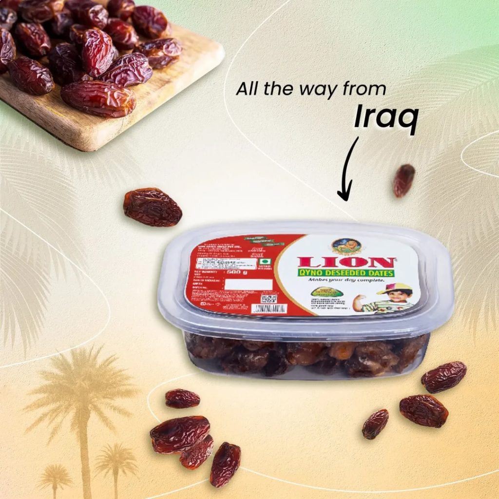 Lion Qyno Deseeded Dates - Dry Fruits & Nuts - Farms2Home.sg - Shop ...